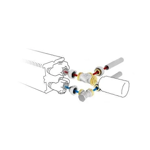 Tempo Wand H040 L120 T10, Ral9010 Soft Touch