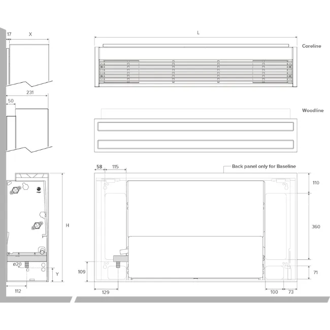 Jaga - Briza 22 Wandmodel - Geen sturing - 2 Pijps - 630x900mm - 6060 ...