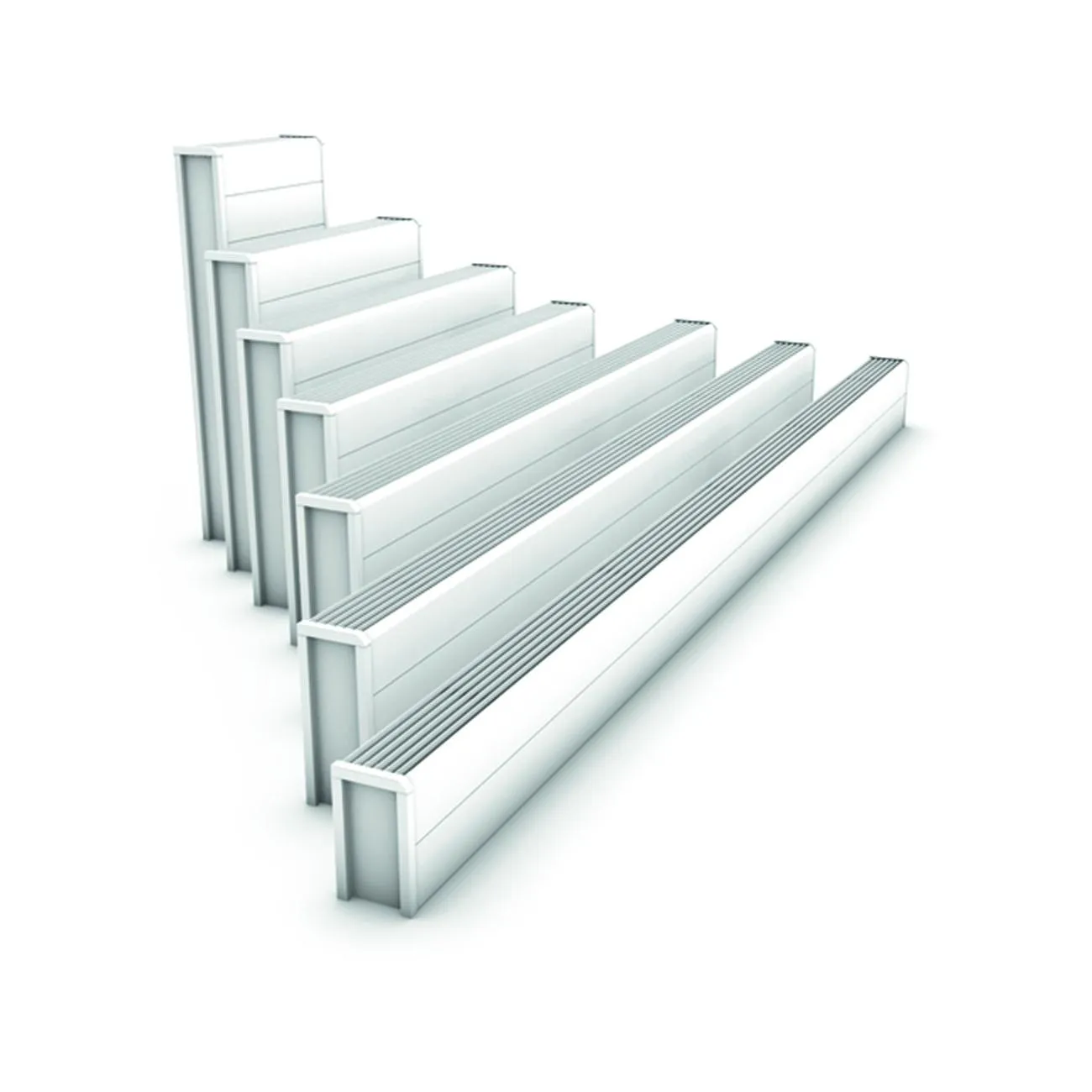 Tempo Wand H040 L120 T10, Ral9010 Soft Touch